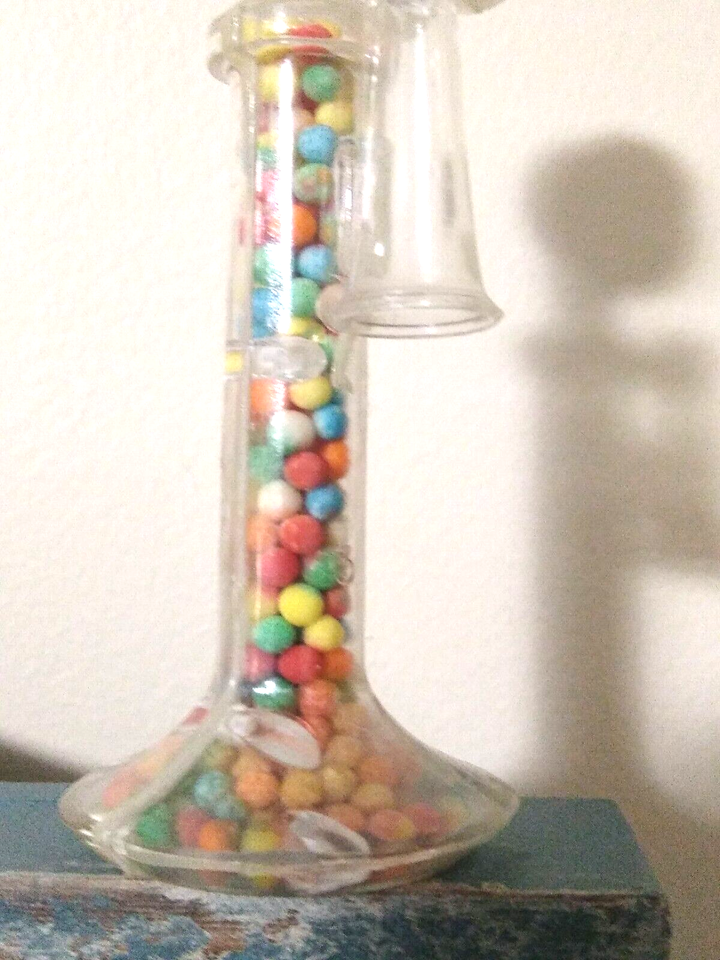 Vintage Full E ROSEN Candlestick TELEPHONE CANDY Container Rosbro Hard ...