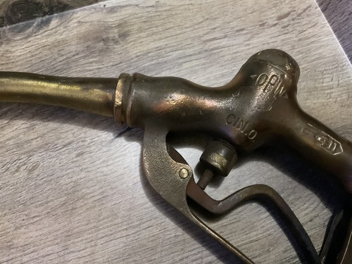VINTAGE BRASS GAS PUMP NOZZLE | eBay