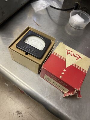 Triplett DC Volt Meter 0-50 - Model 327-T NOS w Box | eBay