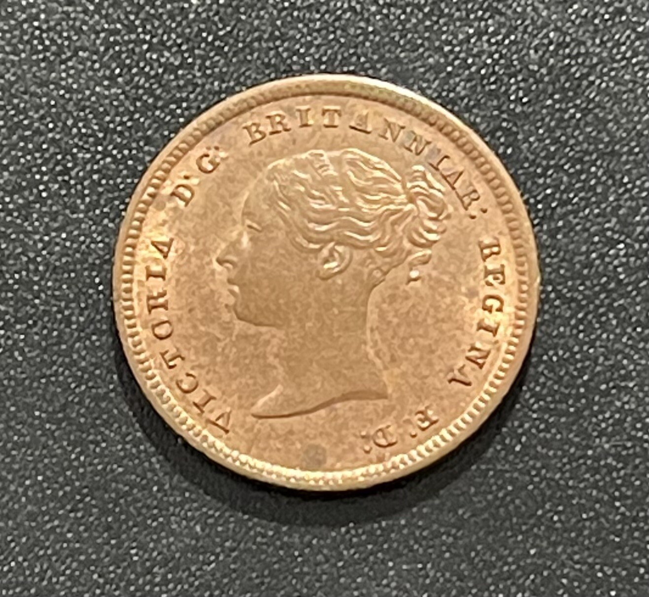 Great Britain 1844 Half Farthing Coin: Victoria | eBay