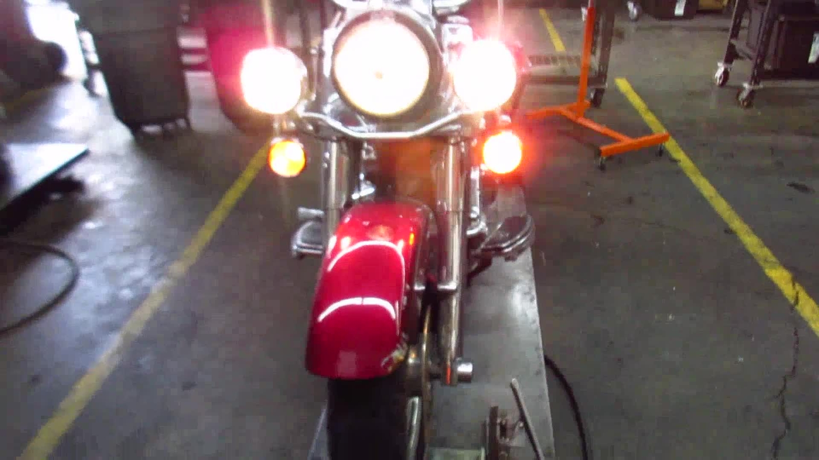 Chrome Handlebar Riser Cover Harley Road King Nacelle Bezel Headli FLHR ...