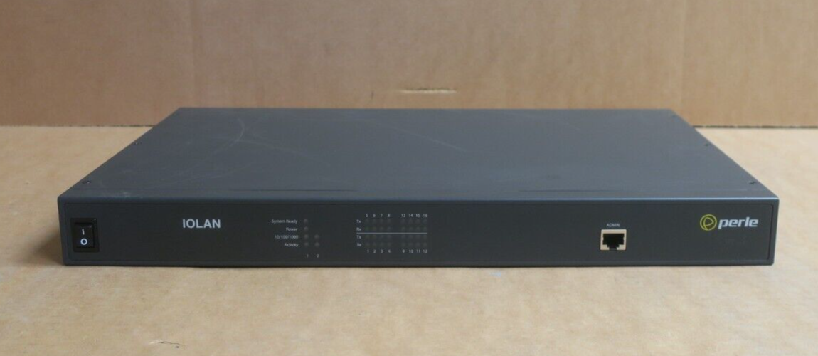 Perle IOLAN SCS SCS16C Secure Console Server 16x RS-232 Single AC ...