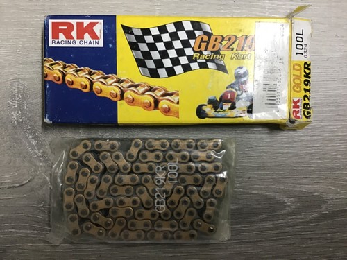 RK Chain Gold Kart Chain 100L (GB219KR) - NEW | eBay