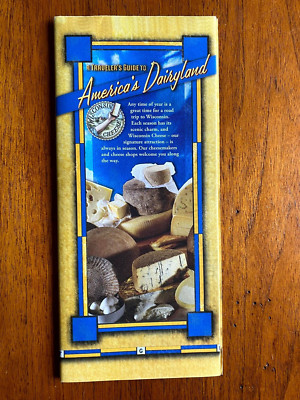 2010 Wisconsin "America's Dairyland" map and cheese guide | eBay