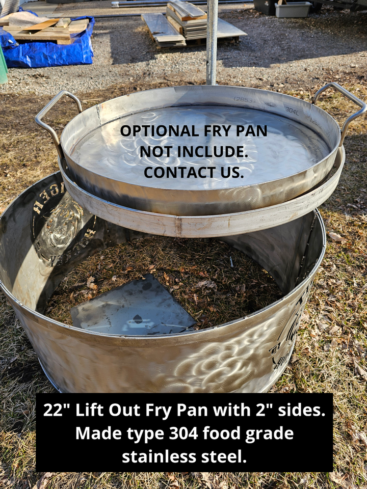 Fire pit ring with Food Grade Stainless Steel Cooking Grill. | eBay