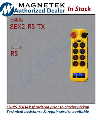 Magnetek FLEX-8EX2RS-TX Radio Remote Control Transmitter - Receiver ...