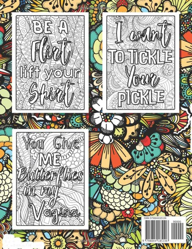 Just a Bad Girl with Her Naughty Mind Dirty Swear Word Coloring Book ...