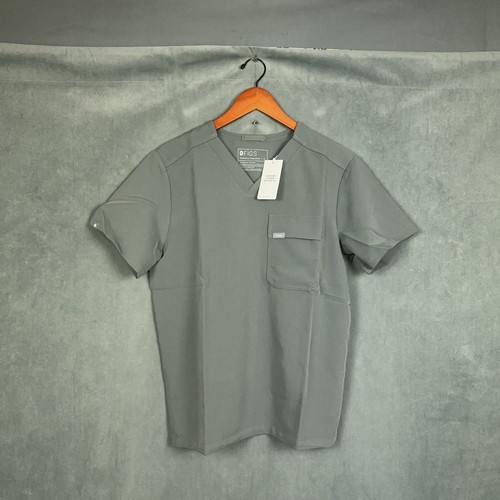 Figs Scrub Top Classic Leon Cargo Mens Size Small Grey Technical ...