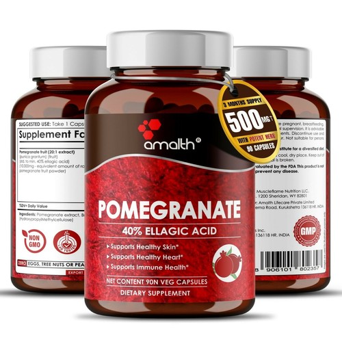 Pomegranate Extract Punica Granatum immunity Supplement 10000mg 90 ...