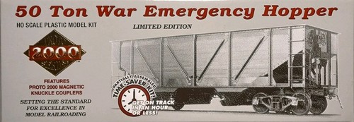 Proto 2000 #31514 50 Ton War Emergency Hopper #82409 Steel Sides ACL ...