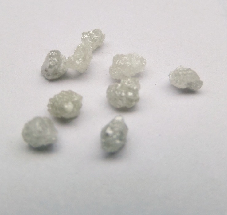 100 cts lot natural loose white Raw diamonds, White Uncut Rough Diamond ...
