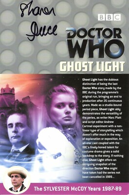 Doctor Who: Ghost Light DVD Insert Signed by SHARON DUCE | eBay UK