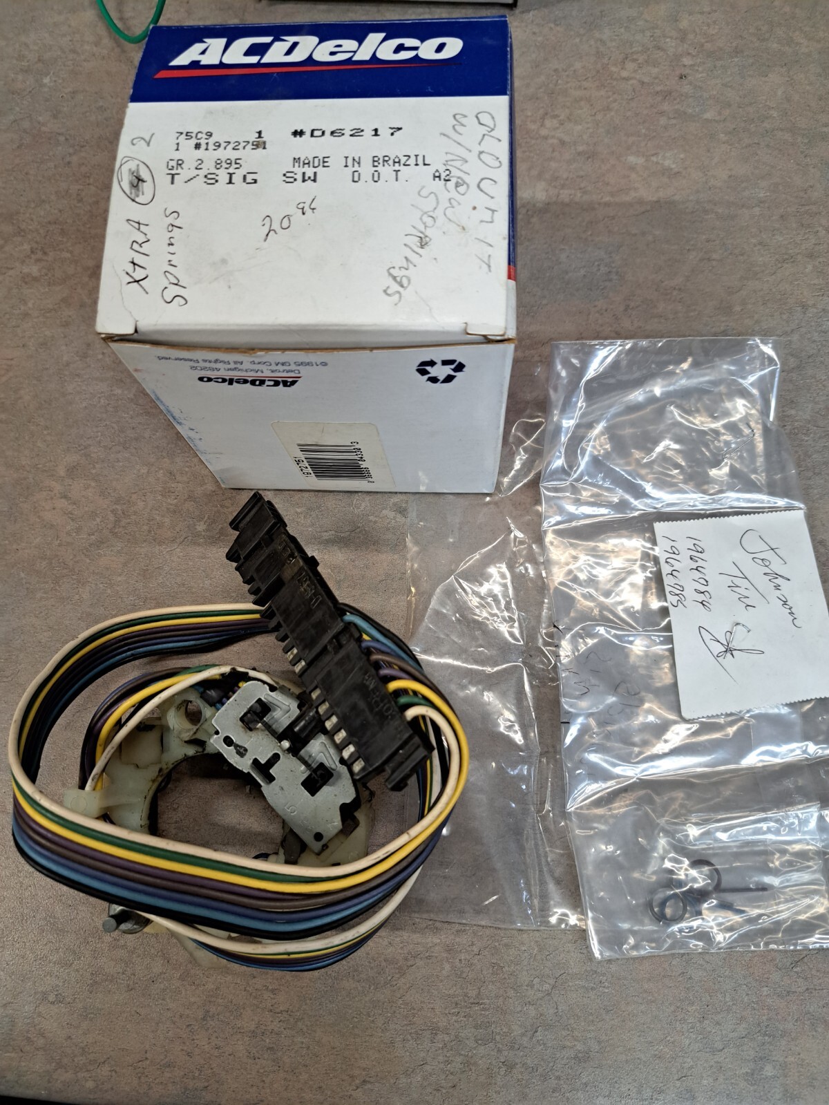 AC Delco OEM Turn Signal Switch 1972791 Delco D6217 Used | eBay