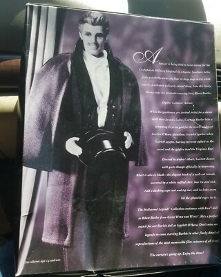 Gone with The Wind Ken as Rhett Butler Doll 1994 Mattel No. 12741 NEW ...