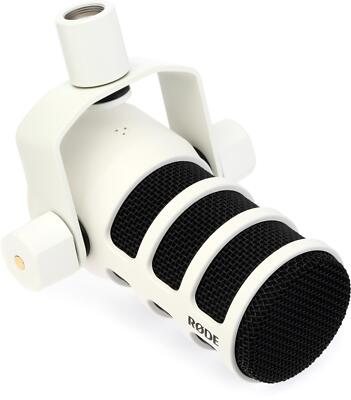 Rode PodMic Cardioid Dynamic Broadcast Microphone - White | eBay