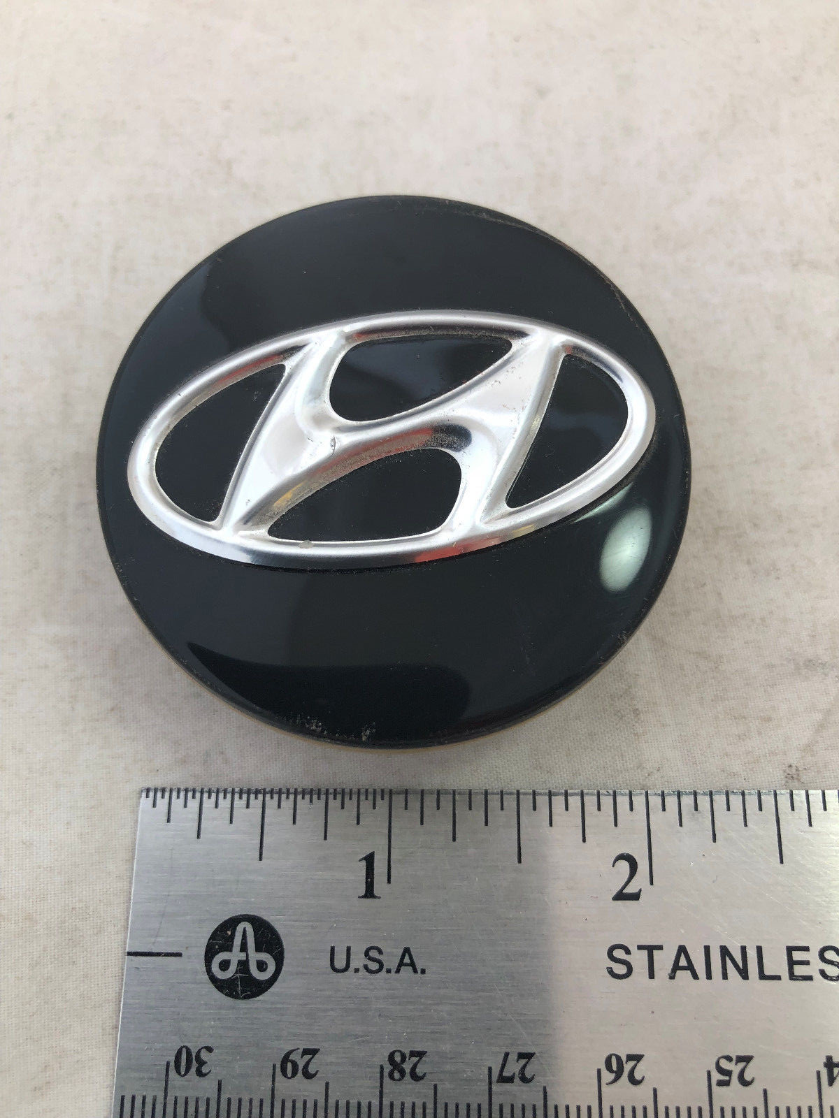 Genuine Hyundai Black Hubcap Hub Center Cover Cap OE OEM 52960 B4200 ...