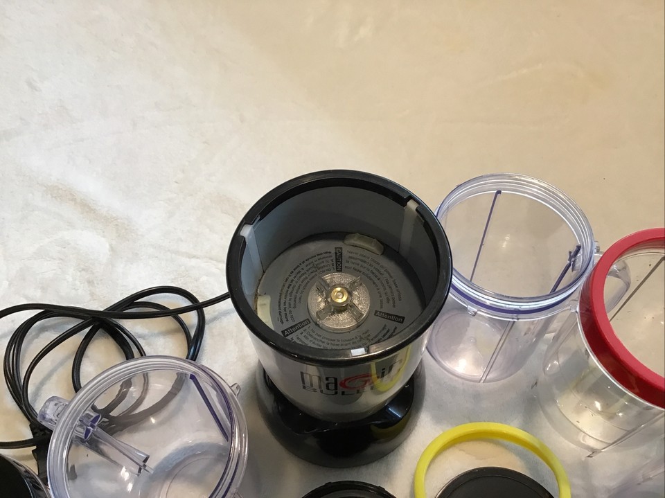 Magic Bullet Silver Blender & Mixer Complete 16 Piece MB1001 Pre-owned ...