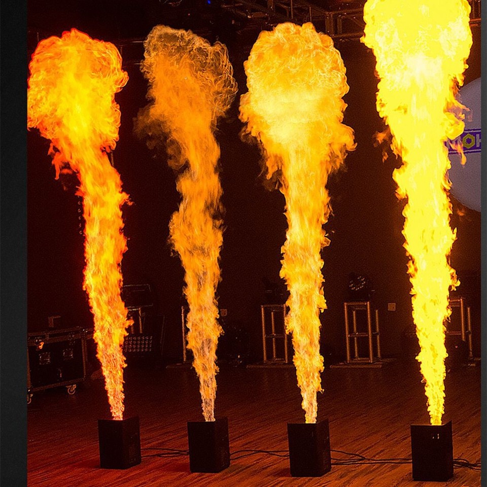 MOKA DMX Fire Machine for Stage Flame Machine Flamethrower Jet 10FT ...