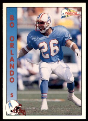 1992 Pacific Bo Orlando Rookie Houston Oilers #114 1012 | eBay