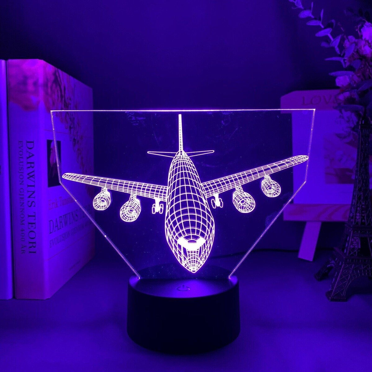 Acrylic Light New Item Best 3D Laser Engraving Acrylic LED Night Light