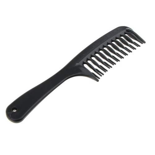 Portable Double Row Wide Tooth Comb Detangling Hair Brush Hair Styling ...