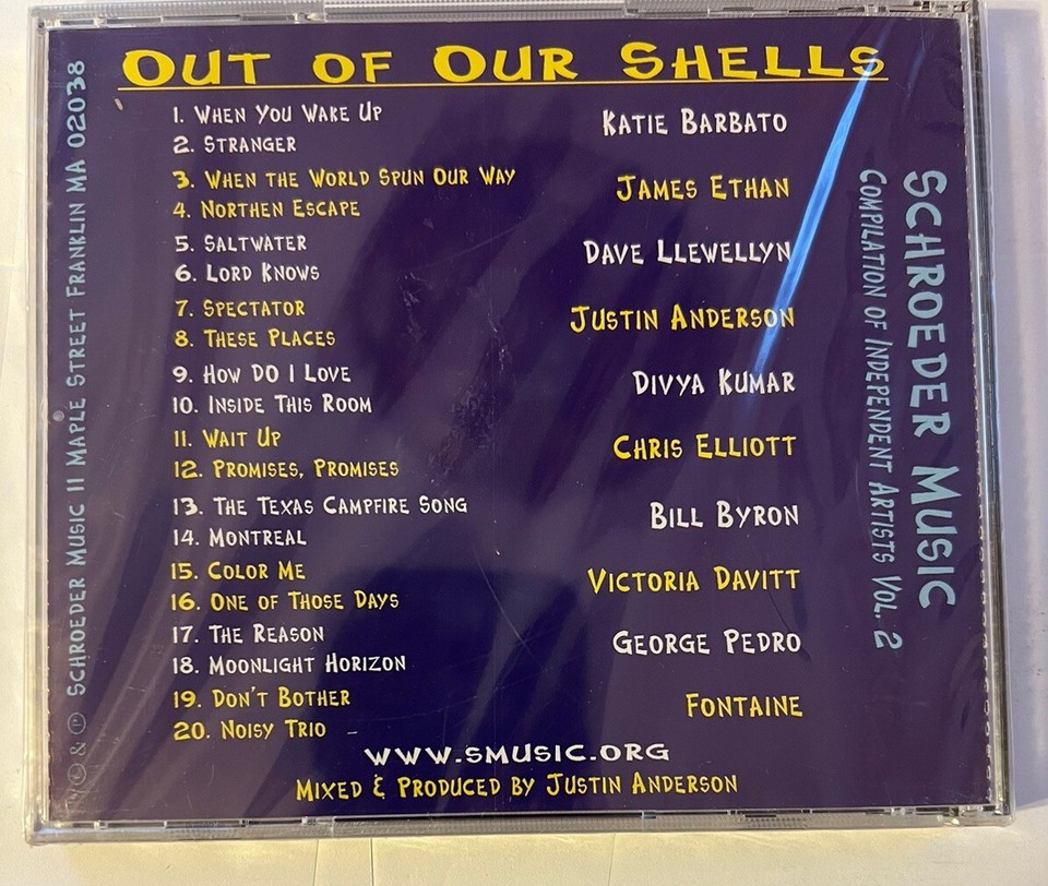 Out of Our Shells-Schroeder Music Vol. 2-A Compilation of Independent ...