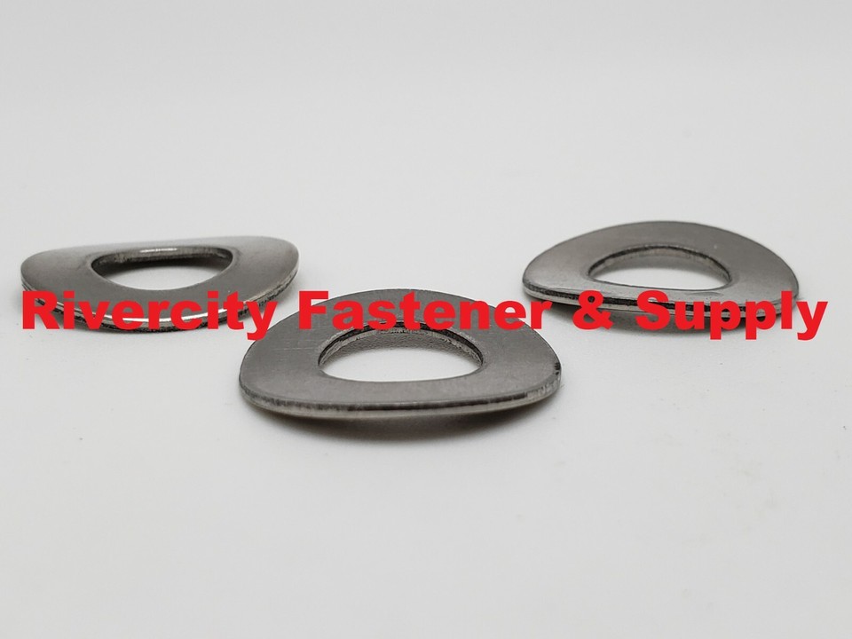 (25) 5/16" Stainless Steel Wave / Curve / Curved Washers A2 Stainless ...