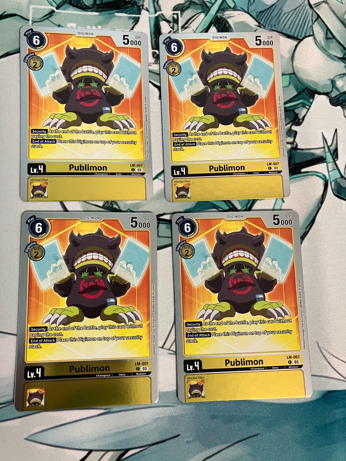 4x Publimon LM-007 C (Playset) Foil Digimon CCG | Exceed Apocalypse NM ...