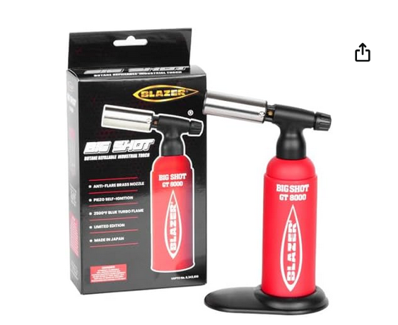 Blazer GT-8000 Red Big Shot Torch - Limited Edition (189-8000-RED) | eBay