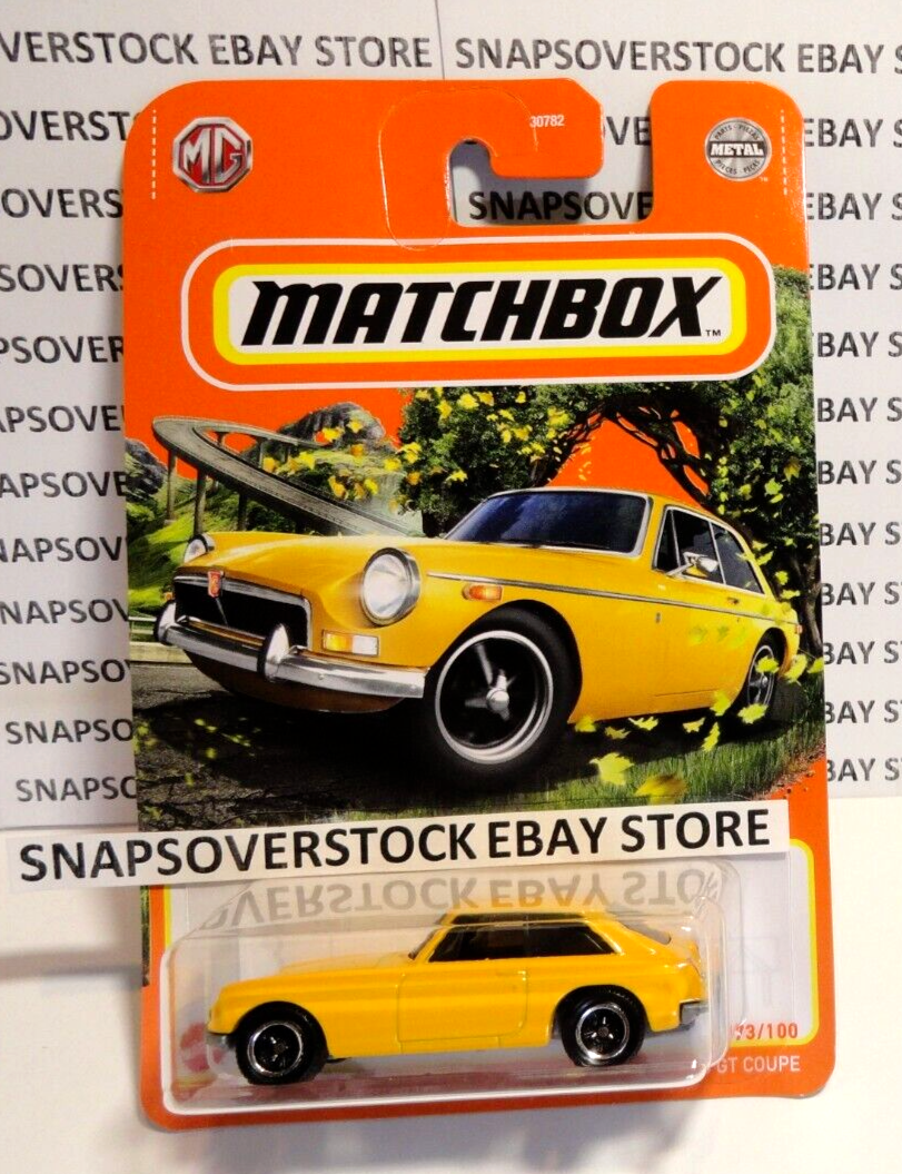 2022 MATCHBOX YELLOW 1971 MGB GT COUPE, MBX HIGHWAY SERIES, MBX #73 ...