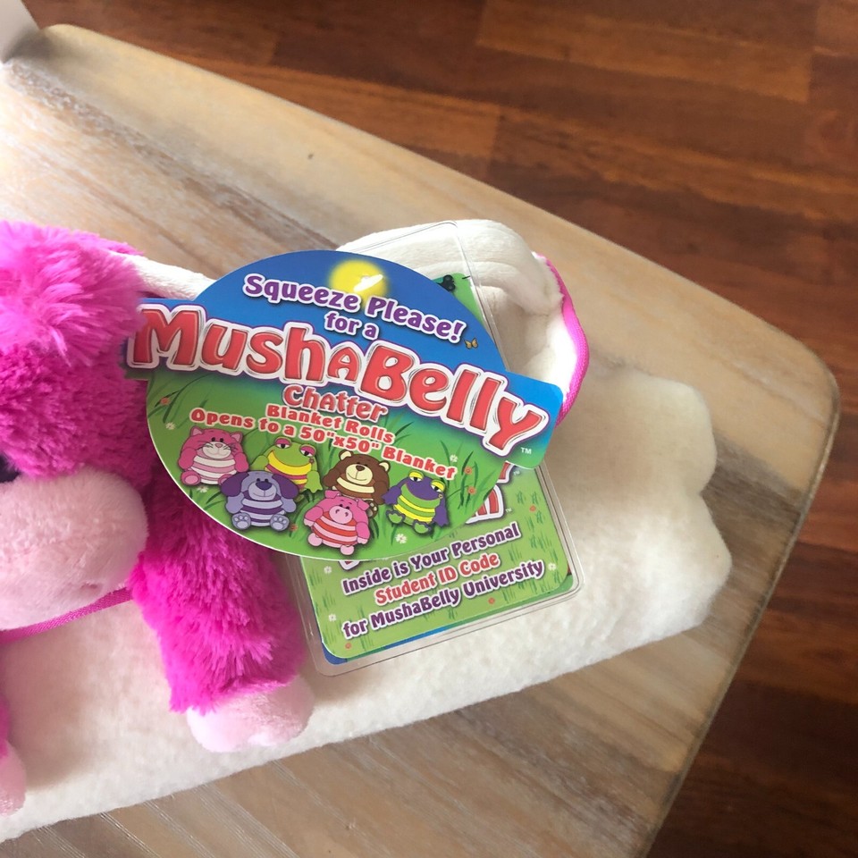 MushABelly Chatter Blanket Rolls - MUSHABELLY PINK PIG - BRAND NEW | eBay