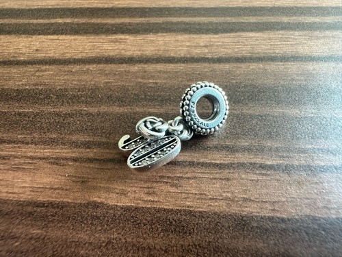 Genuine Pandora Celebration Birthday 50th Rose Dangle Charm ALE 925 ...