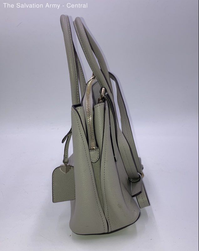 Kate Spade New York Womens Gray Leather Inner Pockets Satchel/Top ...