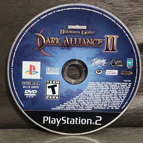 Baldurs Gate Dark Alliance II 2 PlayStation 2 PS2 Video Game Disc | eBay