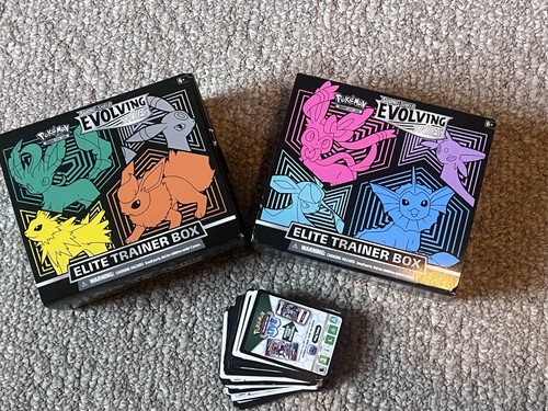 Pokemon Evolving Skies EMPTY Elite Trainer Box. No Packs Inside. W/84 ...