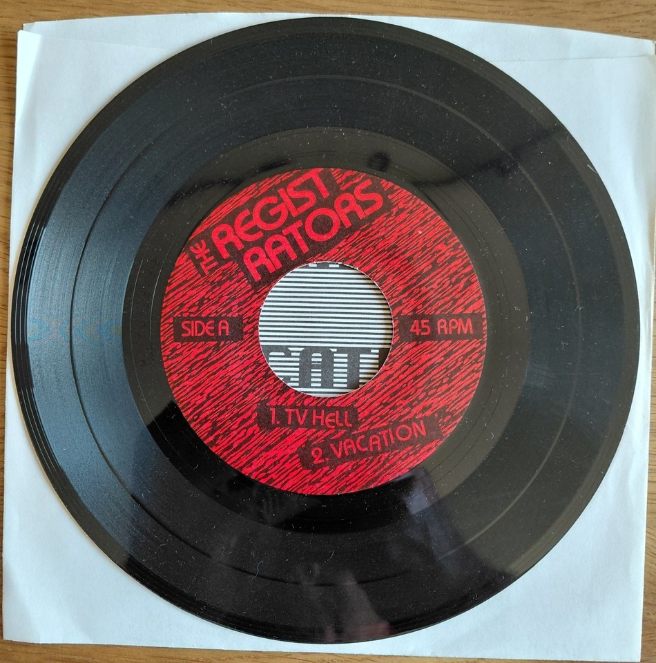 REGISTRATORS - TV HELL, 7" vinyl 1997 Rip Off records. Garage Punk ...
