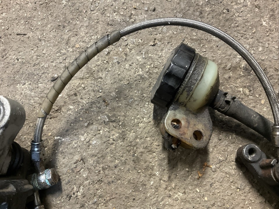 Classic Race Bike CB750 Rear Twin Brake Caliper And Bracket And Master ...