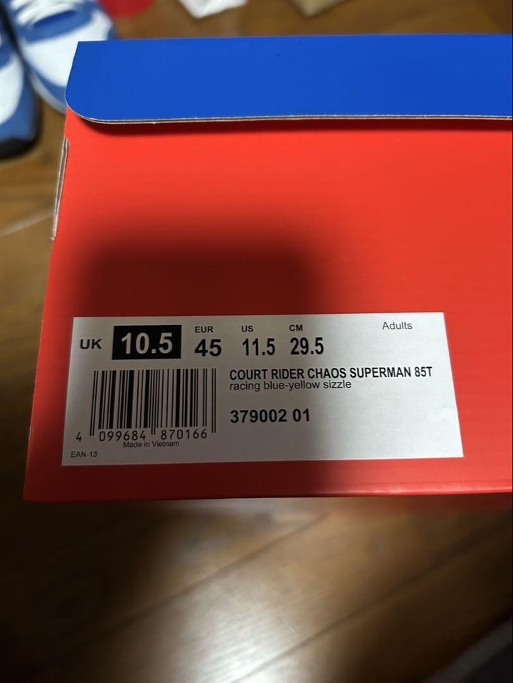 Puma Court Rider Chaos Superman 85th Racing Blue-Yellow Sizzle 379002 ...