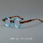 Luxury Brand New Eyeglass Frames Retro Acetate Round Glasses Women Men ...
