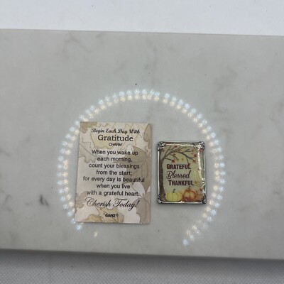 Ganz Grateful, Blessed Thankful Pocket Charm - With Gratitude Poem. New ...