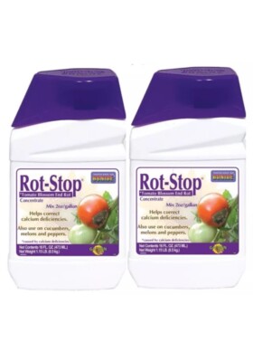 2~Bonide Rot Stop Liquid Concentrate Tomato Blossom End Rot Makes 8 ...