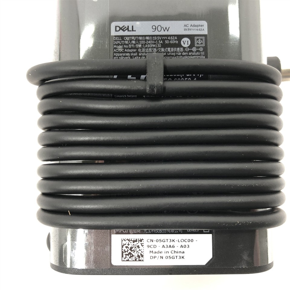 New Genuine Dell 90W 19.5V 7.4mm AC Adapter Power Supply 5GT3K ...