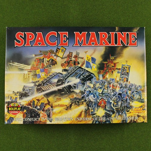 Epic 40K "SPACE MARINE" Core Game Boxed Set (1991 Ed.) Games Workshop ...