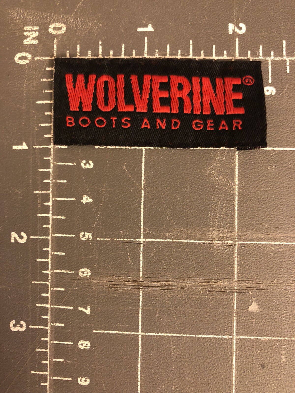Wolverine Apparel Logo Patch Tag Claw Paw Men’s Boots Shoes Gear Work ...