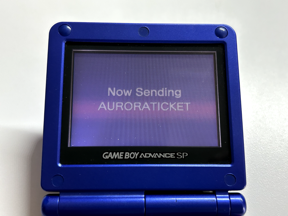 Pokemon FireRed LeafGreen Event Distribution Service: Mystic Aurora Ticket Wish | eBay