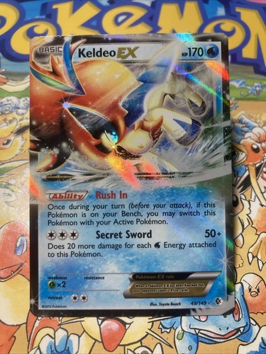 Keldeo EX 49/149 Boundaries Crossed- Ultra Rare Pokemon Card | eBay