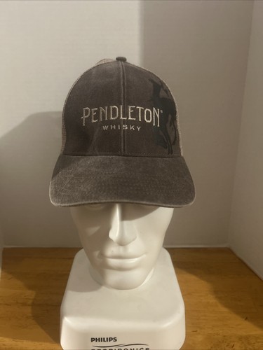 Pendleton Whisky Let'er Buck Cowboy Mesh Trucker Hat Cap Brown | eBay
