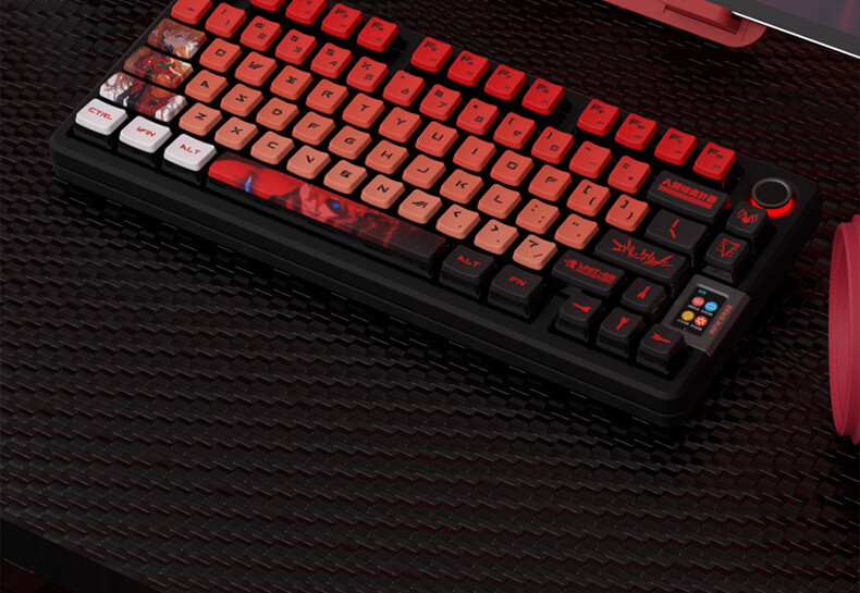 Evangelion Asuka PBT RGB Keycap for Razer Cherry Mechanical Keyboard ...