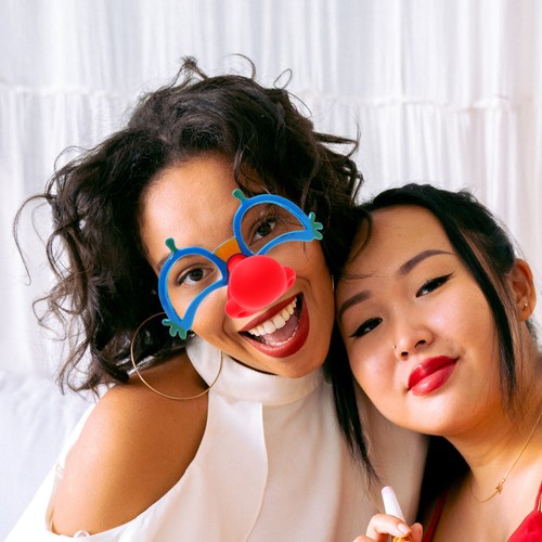 2 Pack Clown Costume Accessories Groucho Glasses Class with Nose Adults ...