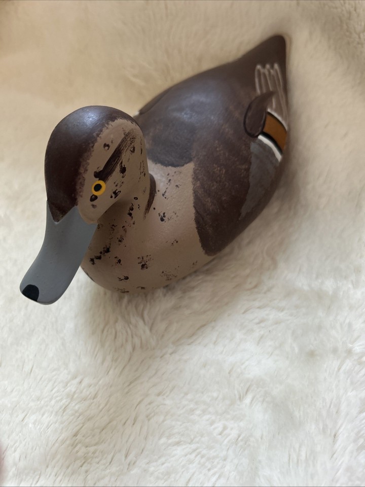 Steven Lay Decoy Duck - Vintage And In Great Condition - SIGNED 10-10.5 ...